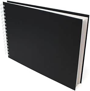 Artway Studio – Spiral Bound A3 Sketchbook – Landscape - 96 Sides/48 Pages of 170gsm Cartridge ...