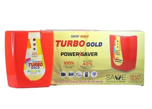 Super Max Turbo Gold Power Saver Electricity Saving Device 40% Save ...