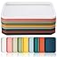 Amazon.com: 18 Pcs Plastic Fast Food Trays Bulk Colorful Restaurant ...