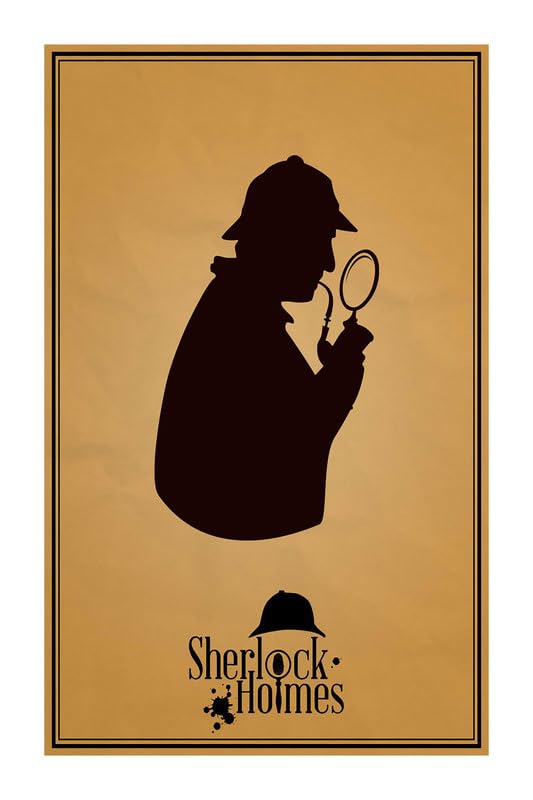 HK PRINTS Sherlock Holmes Wall Poster for Room (12x18 Inch, 300 GSM ...