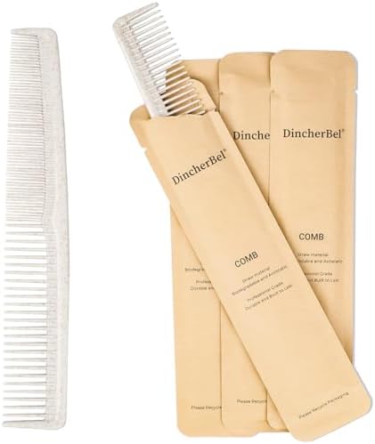 Amazon.com : Hair Combs Bulk, Disposable Wheat Straw Combs Individually ...
