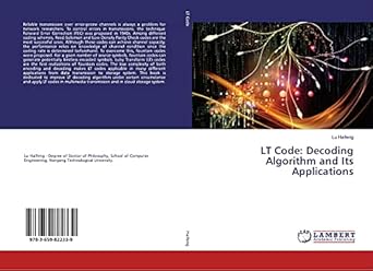 LT Code: Decoding Algorithm and Its Applications : Lu Haifeng: Amazon.in: Books