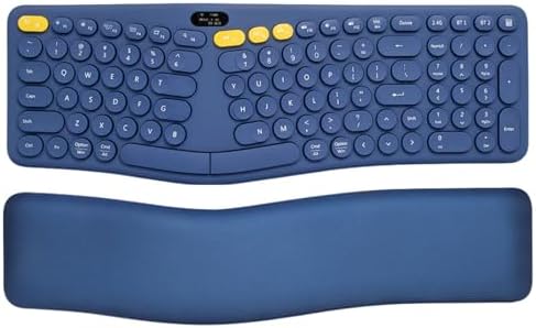 Amazon.com: eirix 2.4G Wireless Ergonomic Bluetooth Computer Keyboard ...