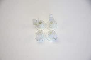 Amazon.com: Ge WD12X383 Dishwasher Dishrack Roller and Stud, Upper, 4 ...