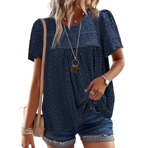 Falechay Summer Tops Womens 2024 Fashion Boho Tunic Tops for Women ...
