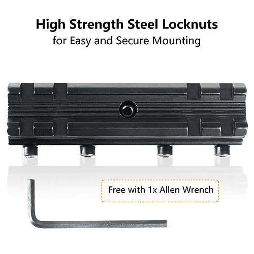 ToopMount Mount Rail Adapter 11mm Dovetail to 21mm Weaver Mount Base ...