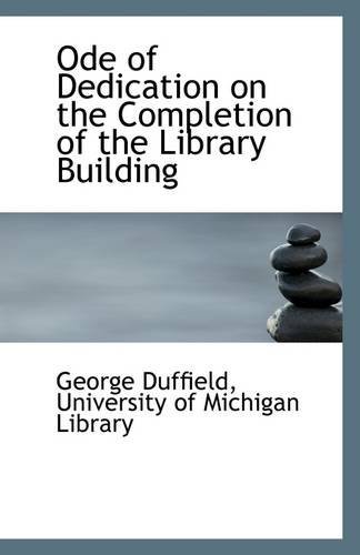 Amazon | Ode of Dedication on the Completion of the Library Building ...