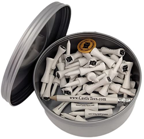 Castle Tees Bamboo 40 Premium Super Strong Fast Swing Golf Tees ...