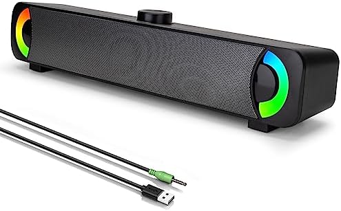 SOULION R30 Plus Computer Speakers, Wired USB-Powered Bluetooth V5.3 PC ...