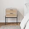 Amazon.com: Nathan James Modern Nightstand, End, Bedside or Side Table ...