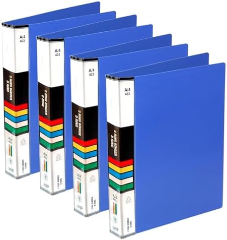 ANG 2D Ring Binder File| Durable Polyethylene File Folder Document for ...