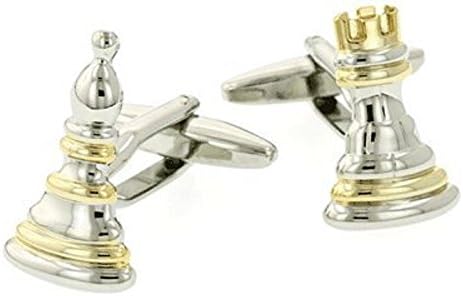 Amazon.com: Chess piece cufflinks with presentation box: Cuff Links ...