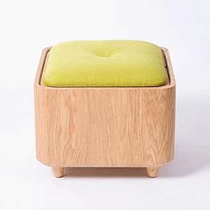 Amazon.com: WAWJB Solid Wood Frame Foot Rest Stool Ottoman Storage ...