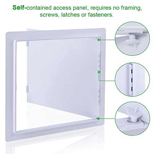 Snapklik.com : Plumbing Access Panel For Drywall 10 X 10 Inch Plastic Access Door Removable Wall ...