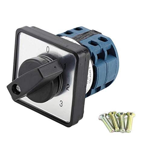 3NH® 660V 20A Switch 4-Position 2 Pole Rotary Selector Universal Rotary ...