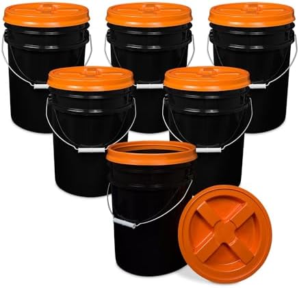 Amazon.com: ePackageSupply 5 Gallon Bucket - Food Grade Bucket with ...