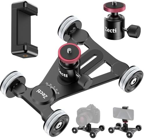 Amazon.com: Neewer Upgraded Motorized Camera Dolly Kit with App Control, 5Hrs Runtime Battery ...