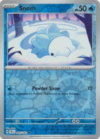 Amazon.com: Pokemon - Snom 045/162 – Temporal Forces – Reverse Foil ...