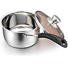 Amazon.com: P&P CHEF 2QT Saucepan with Lid, Stainless Steel Saucepan ...