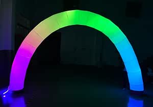 Amazon.com: V-infla Inflatable Color Changing Arch Blow up Promotional ...