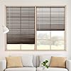 Amazon.com: HIDODO Aluminum Mini Blinds for Windows Cordless Horizontal Window Shades for Light ...