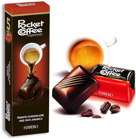 Amazon.com: Ferrero Pocket Coffee -Espresso Chocolates - 18 pieces - 1 ...