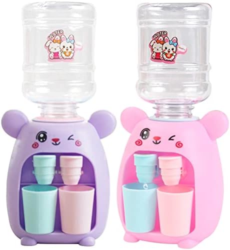 Amazon.com: LUOZZY 2 Pcs Mini Tiny Water Dispenser Toy Miniature Juice ...