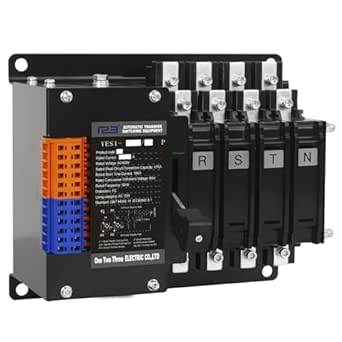 Amazon.com: YES1-32N ATS Automatic Transfer Switch Single Phase ...