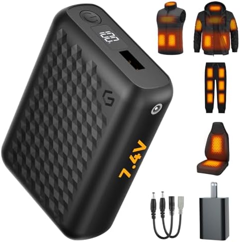 Amazon.com: RIAFOX 7.4V 18400mAh Battery Pack Big Capacity Fast Charge ...