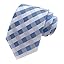 Kihatwin Men's Gingham Check Stripe Ties Pattern Business Formal ...
