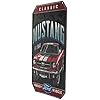 Amazon.com: Ford Classic '66 Mustang Embossed Metal Sign - Vintage Ford ...