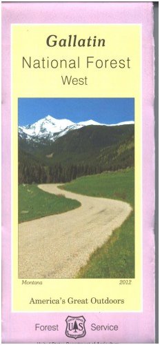 Amazon.com: Gallatin National Forest, West Half Topographic Map ...