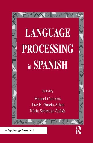 Amazon | Language Processing in Spanish | Carreiras, Manuel, Garc¡a ...