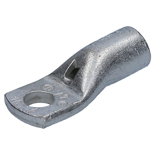 Pack of 10 Cembre A2-M4 Tubular Cable Lug 10 mm M4 Uninsulated Copper ...