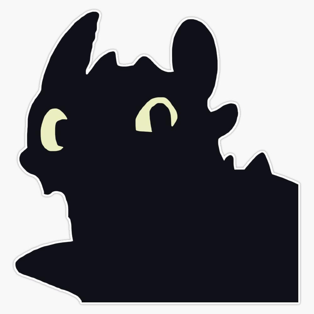 Amazon.com: Toothless Sticker Vinyl Waterproof Sticker Decal Car Laptop ...