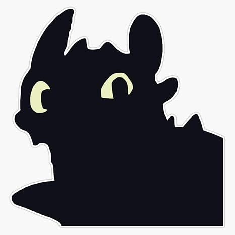 Amazon.com: Toothless Sticker Vinyl Waterproof Sticker Decal Car Laptop ...