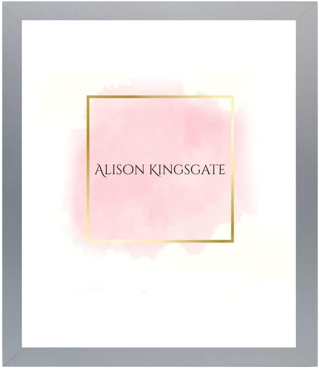 Alison Kingsgate Sleek Black 25x25cm Frame With Clear Perspex Sheet and ...