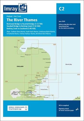Imray Chart C2: The River Thames (C Charts): Amazon.co.uk: Imray ...