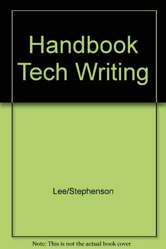 Amazon.com: Handbook of Technical Writing: Form and Style ...