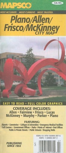 Mapsco Plano/Allen/Frisco/McKinney City Map: Amazon.co.uk ...