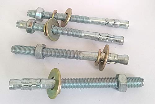 Anchor Fastener Silver M12 (Length 150mm) (4 pcs) : Amazon.in: Home ...