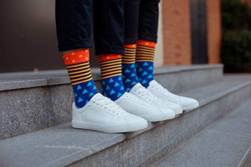 Jielucix Chaussette Hommes Fantaisie Chaussettes Rigolotes Coton ...