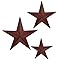 Amazon.com: JoyEvy 24" Rustic Metal Barn Star Wall Decor-Handmade Red ...