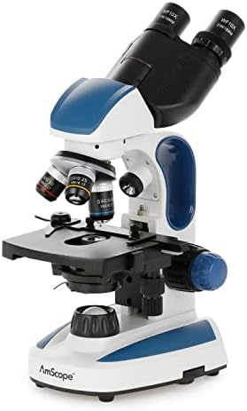 Amazon.com: AmScope 40X-1000X Dual LED, Ergonomic, Lab Binocular ...