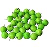 Amazon.com: Laiiqi 30 Pcs Mini Artificial Apples, Fake Little Green ...