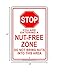 Stop You Are Entering a Nut Free Zone Restaurant Food Items - Want It All