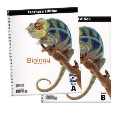 Biology 5th Ed, Teacher's Edition - Books A&B: BJU Press: 9781628560251 ...