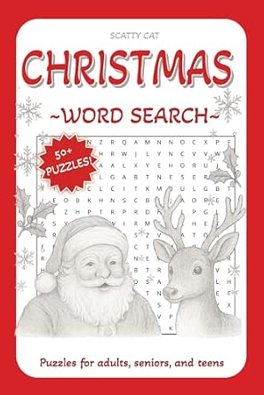 Christmas Word Search Book: Word Searches with Easy to Read Print about ...