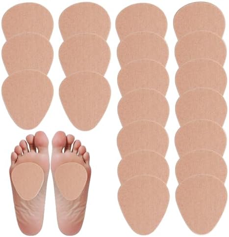 Amazon.com: 18 Pieces Felt Callus Pads Metatarsal Pads Forefoot Foot ...