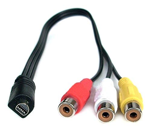 Buy DARAHS Micro Vmc-15Fs 3 RCA Female AV Audio Video Cable Cord for ...